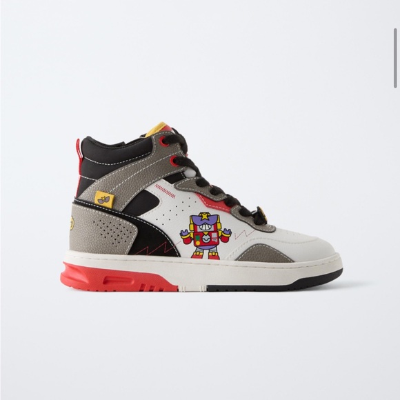 Zara | Shoes | Zara Kids Brawl Stars Supercell Oy Hightop Sneakers 2 74 ...